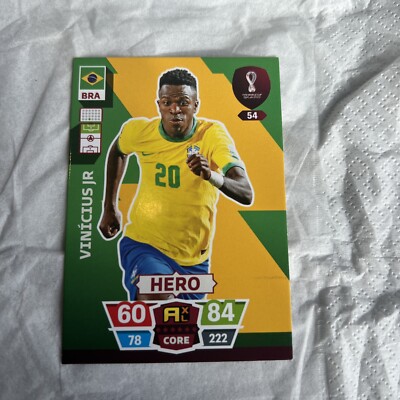 FIFA WORLD CUP qatar 2022 Vinicius Jr HERO card # 54 new Condition £1. ...