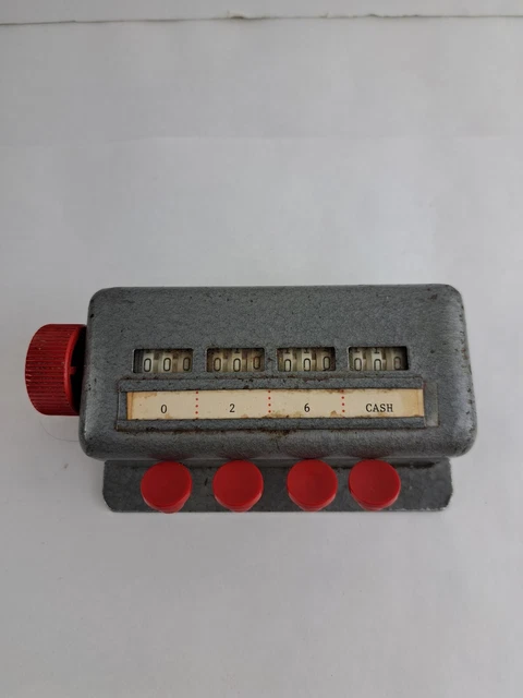 VINTAGE MULTI- COUNTER 4 Place Working Push Button Resetable 1950S ...