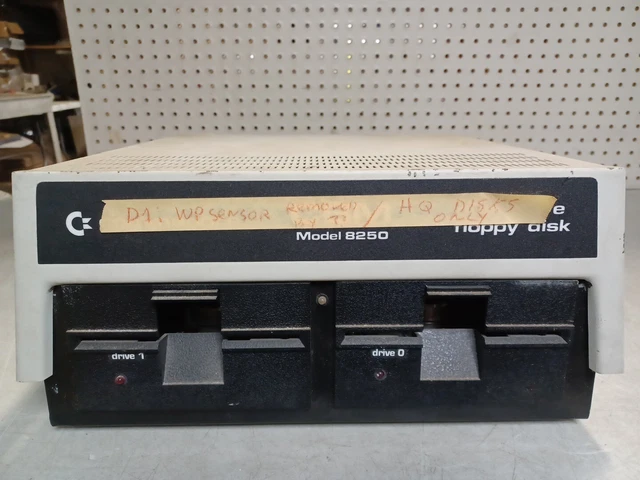 COMMODORE CBM 8250M Dual Floppy Disk Drive Retro Computing - READ ...