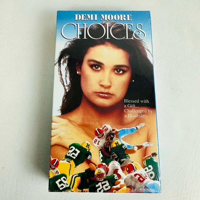 VINTAGE GEMSTONE ENTERTAINMENT Demi Moore Choices Movie VHS Tape ...