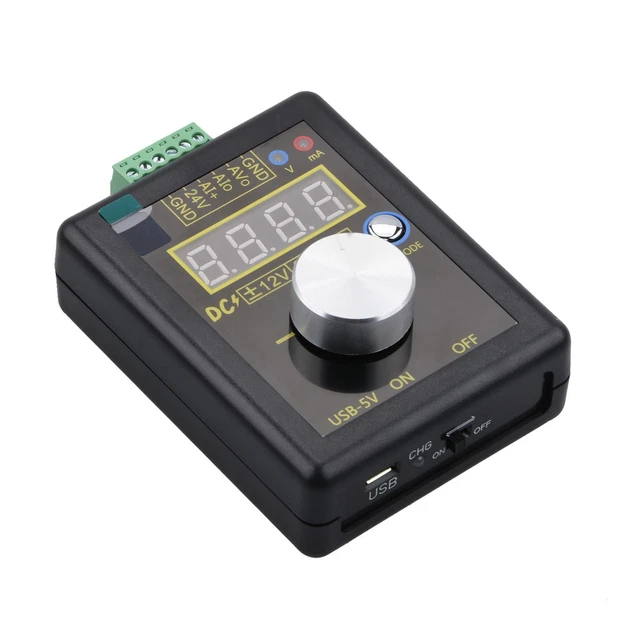 DIGITAL SIGNAL GENERATOR 0-10V 4-20mA Voltage Current Simulator ...