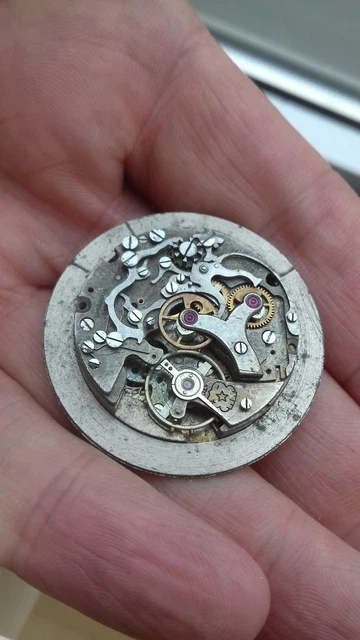 BREITLING CADETTE VENUS 170 MOVEMENT CHRONOGRAPH Watch Swiss Montre Uhr ...