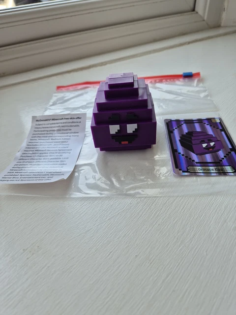 MINECRAFT MOVIE MCDONALDS Grimace Egg And Code Redeemable £10.00 ...