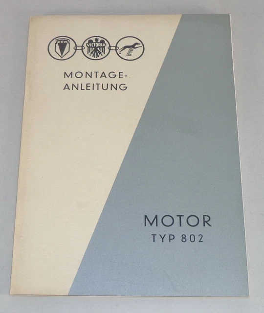 MANUEL D'ATELIER DKW / Victoria / Exress Moteur Type 862 De 01/1964 EUR ...