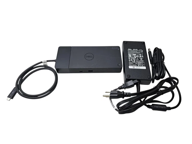DELL WD22TB4 THUNDERBOLT 4 Docking Station w/ 180W Power Adapter Q) $80 ...