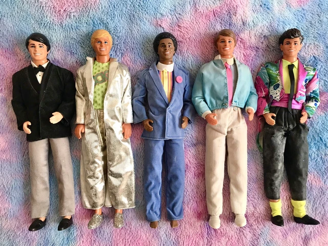 LOT OF 5 Handsome 80s Barbie Ken Dolls In Good To Great Condition EUR ...