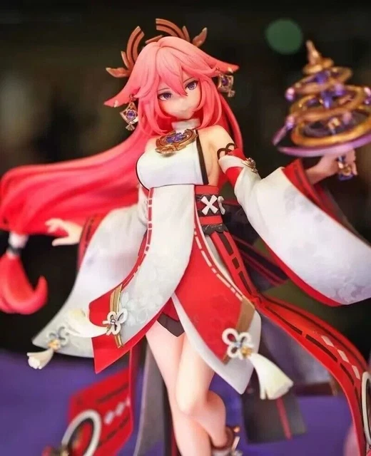 GENSHIN IMPACT GK Figure Yae Miko Mihoyo Premium Edition Statue Model ...