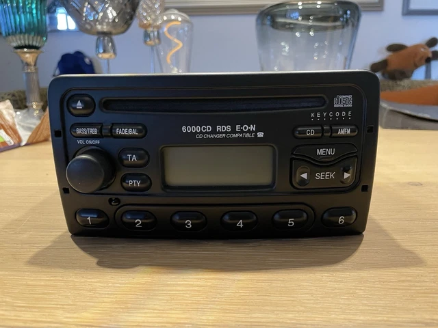 FORD 6000CD RDS EON Autoradio - Schwarz (97AP-18C815-HA) EUR 20,00 ...