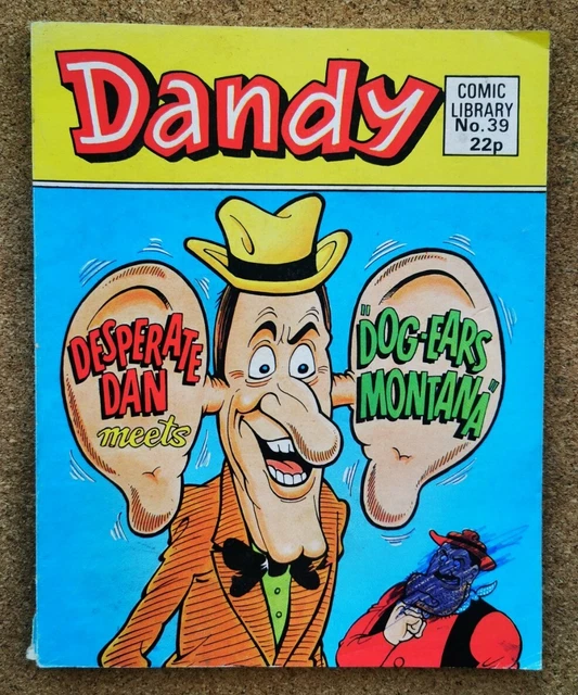 DANDY MINI PICTURE Story Comic Library #039 DESPERATE DAN Dog Ears ...