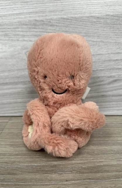 JELLYCAT BABY ODELL Octopus Small Pink Soft Toy Plush 5" – Little ...