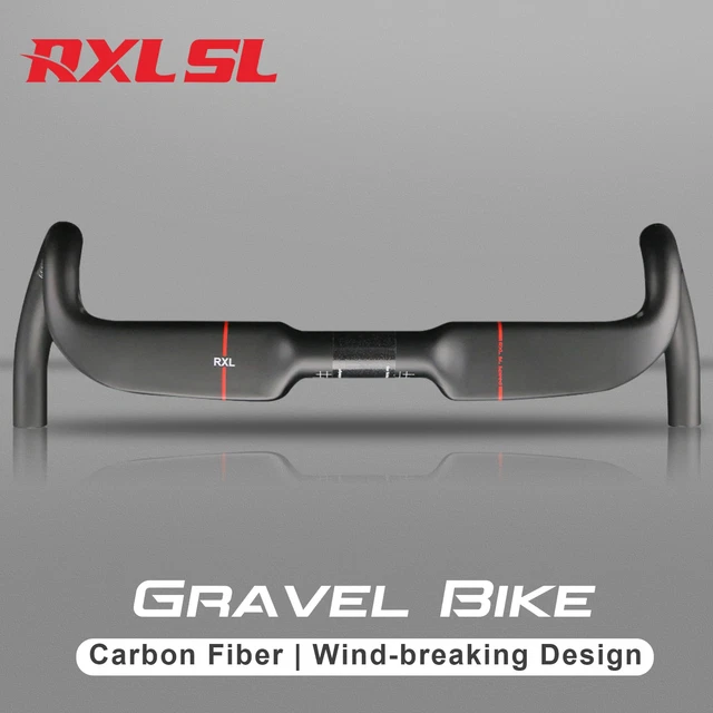 RXL SL CARBON Fiber Drop Handlebars 31.8mm Road Gravel Bike Internal ...