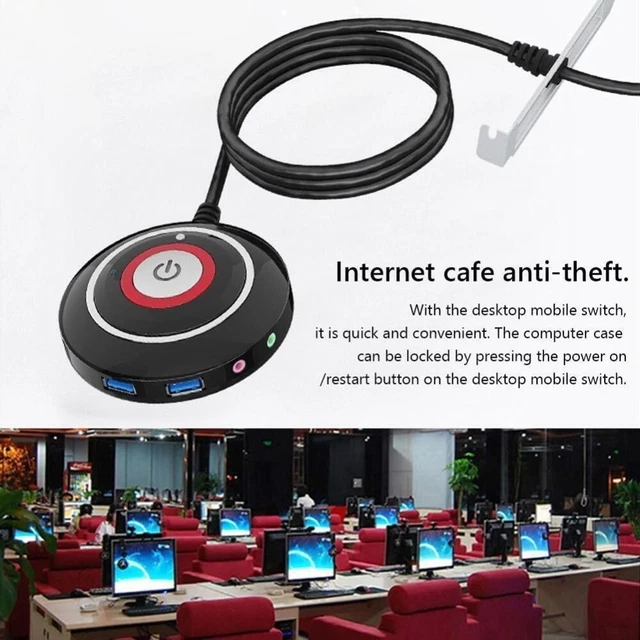 PORTABLE PC POWER Button Switch Desktop Computer Desktop Switch $22.46 ...