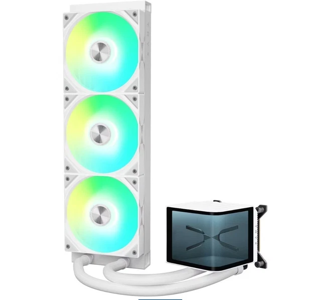 TRYX PANORAMA 360MM White AIO CPU Liquid Cooler Intel AMD £182.68 ...