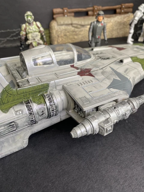 STAR WARS KASHYYYK Trooper A Wing Interceptor Endor Empire Vintage ...