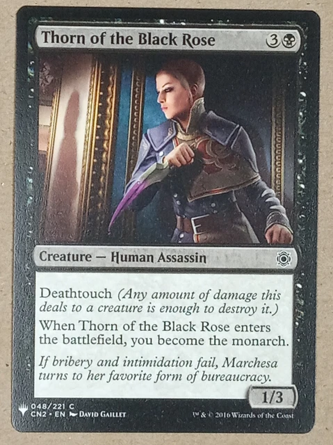 MTG CARD - Thorn of the Black Rose - Common - Mystery Booster - NM $0. ...