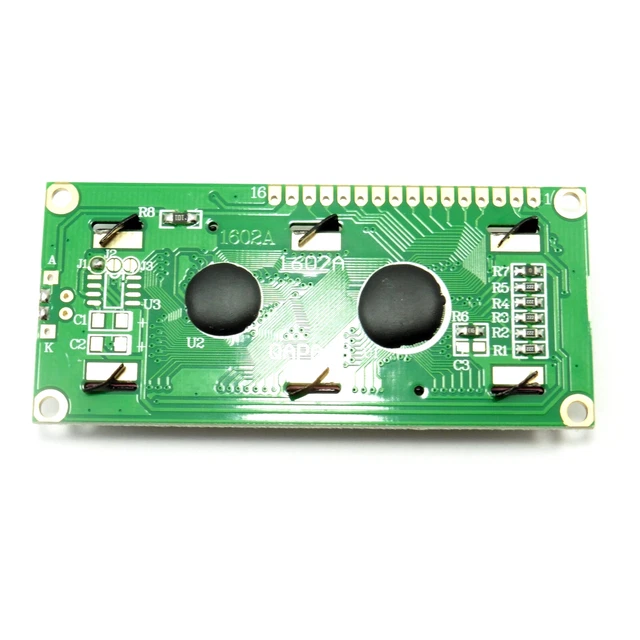 Serial Lcd 16x2 Lcd1602 1602a 5v Arduino Board Module Hd 44780 Green