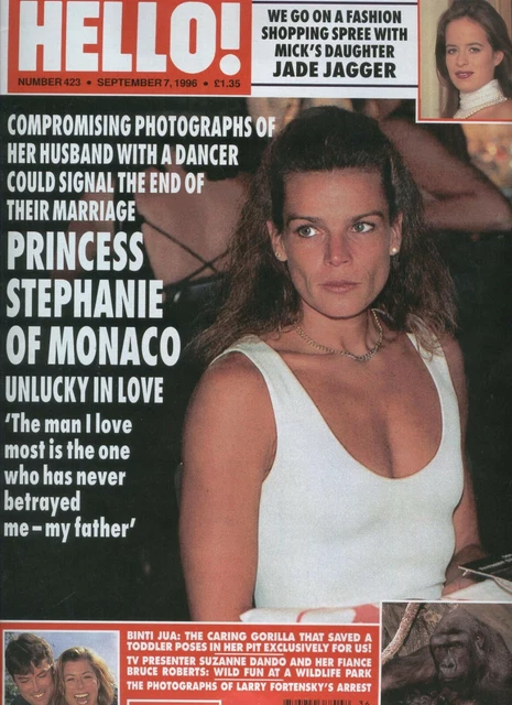 HELLO #423 PRINCESS Stephanie Jade Jagger Yates Hutchence Paltrow Delon ...