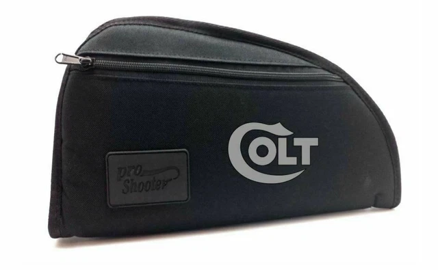 COLT SILVER GUN Pistol Revolver Firearm Soft Case Rug Pouch Storage ...