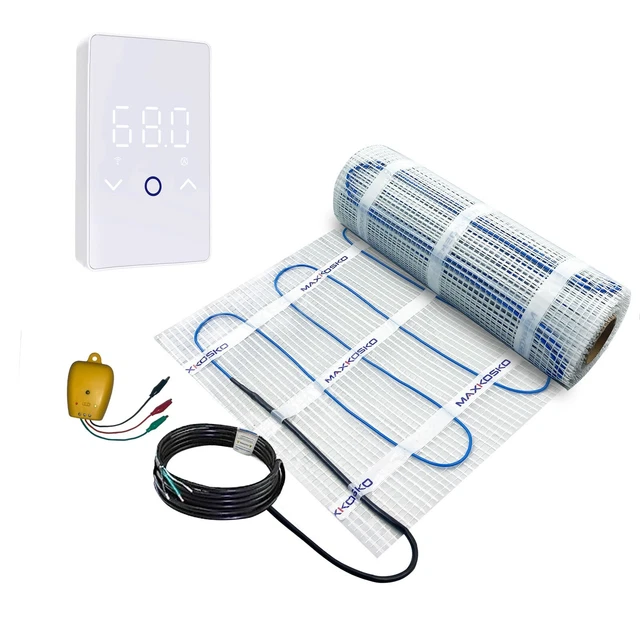 ELECTRIC TILE RADIANT Warm Floor Heat Heated Kit, Mat with WiFi ...