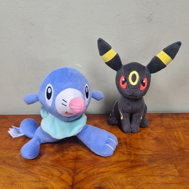 2 X TOMY Pokémon Plush Popplio and Umbreon £9.99 - PicClick UK