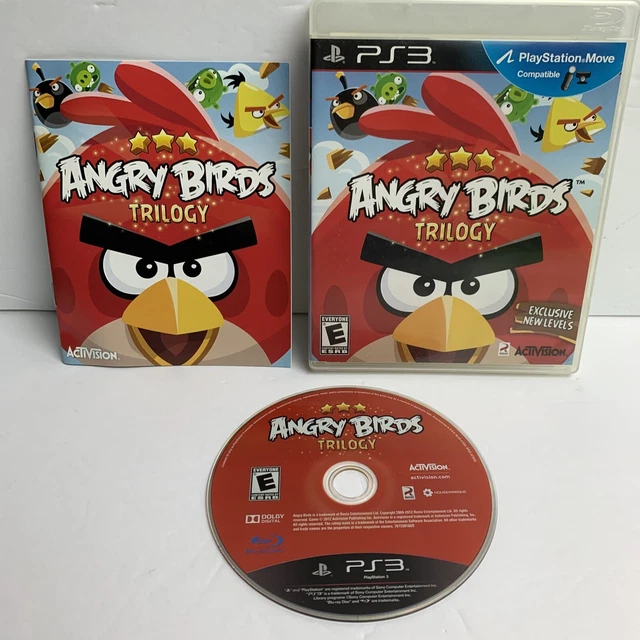ANGRY BIRDS TRILOGY (Sony PlayStation 3, 2012) PS3 Complete With Manual ...
