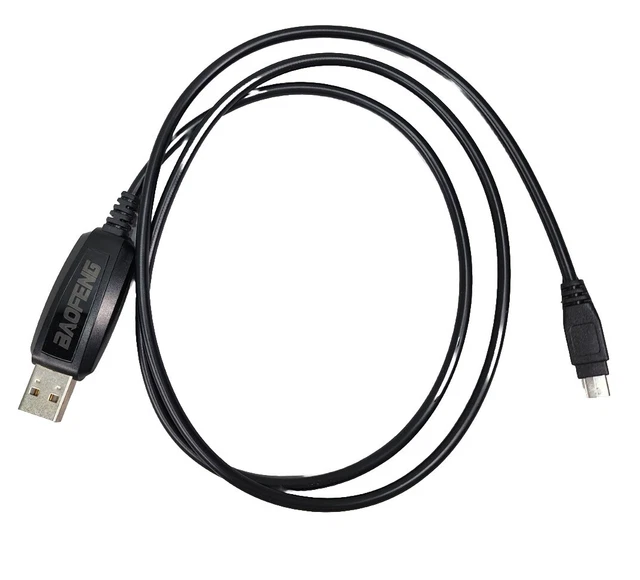 USB PROGRAMMING CABLE & Driver CD For BaoFeng BF-T1 BF-9100 Radios ...