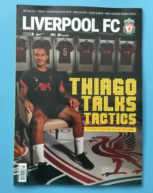 MARCH 2021 Liverpool FC Magazine Thiago Cover issue No 102 £6.50 ...