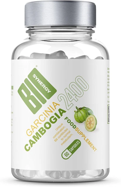 BIO-SYNERGY- GARCINIA- SLIMMING Capsules- 100% Natural- Vitamin B6 ...