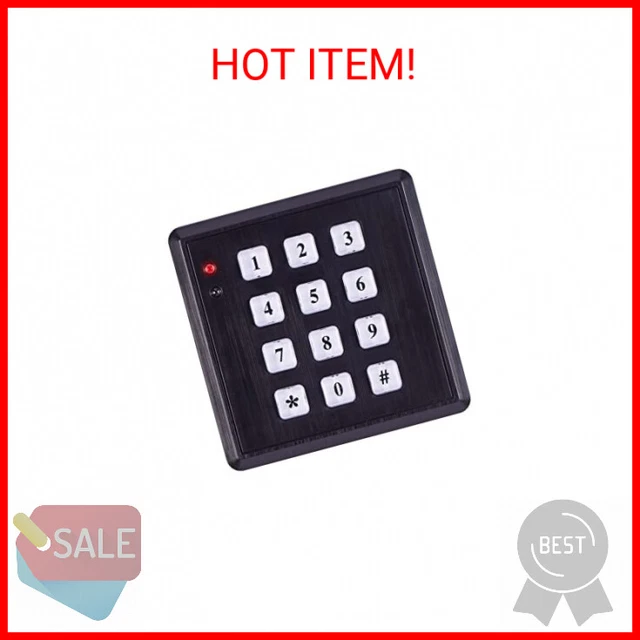 SABRE FAKE SECURITY Keypad, Green Light Up Keypad, Low Light Sensor ...