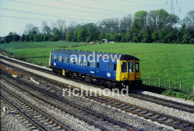 TDB 975023 CLASS 122 DMU Route Learning 9 May 1984 Original 35mm ...
