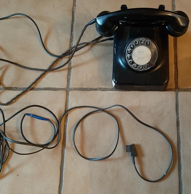 ANTIKES BAKELIT TELEFON W 48 - Tischfernsprecher EUR 21,00 - PicClick DE