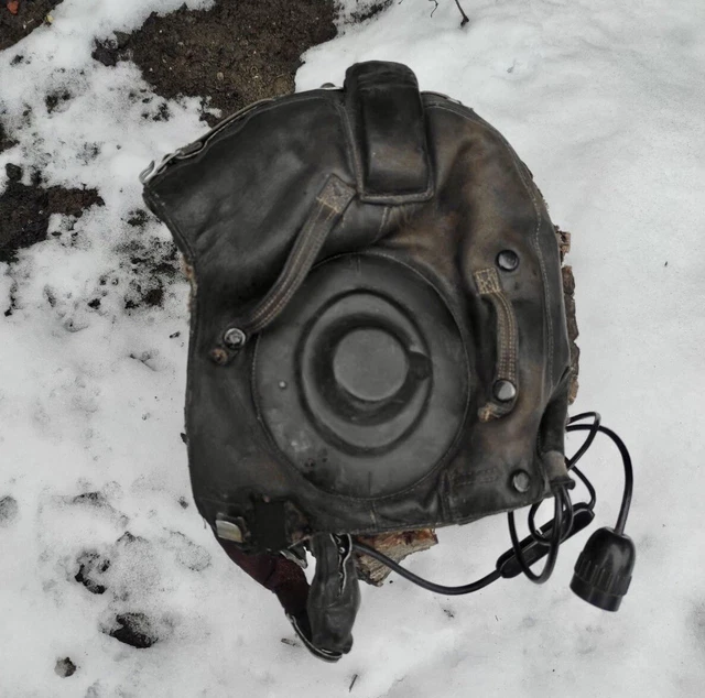 VINTAGE FIGHTER PILOT Helmet Soviet MIG 1974 USSR Air Force £84.01 ...