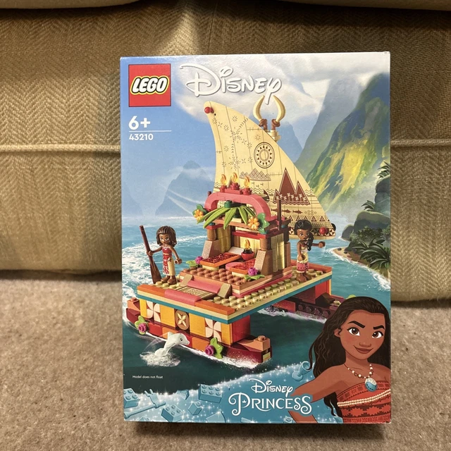 LEGO DISNEY PRINCESS 43210 Moana's Wayfinding Boat, Complete Boxed ...