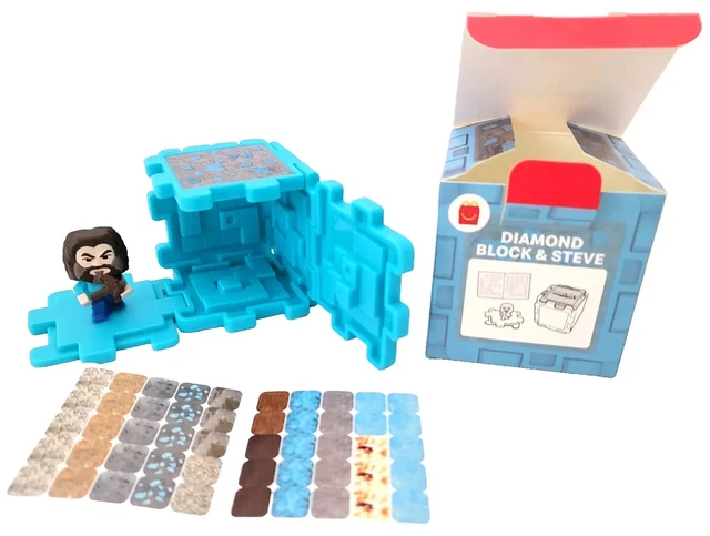 AUSTRALIA 2025 MCDONALD'S Minecraft Movie Happy Meal Toy Diamond Block ...