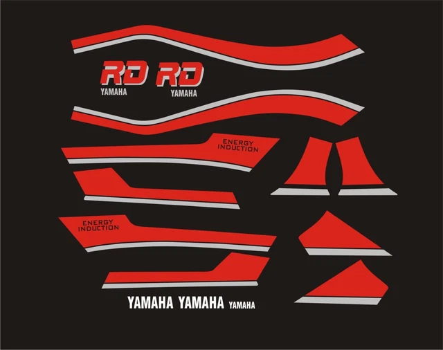 YAMAHA RD125 LC Mk1 YPVS Decal Kit £42.00 - PicClick UK