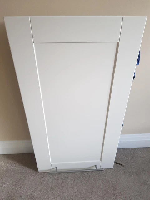 IKEA ADEL WHITE Shaker style kitchen door 50 x 92 with handle £3.29 ...