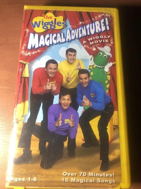 The Wiggles Magical Adventure A Wiggly Movie Vhs Video Tape With 16