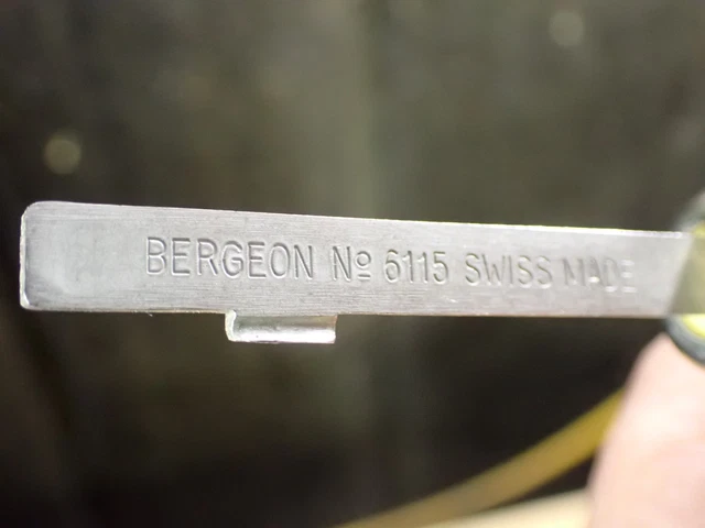 BERGEON 6115 WATCHMAKERS Case Opener with Lever for Pressure Back Covers VG used £36.25 ...