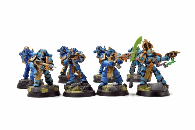 THOUSAND SONS HORUS HERESY 8 Rubric Marines #3 FORGE WORLD PAINTED $129 ...
