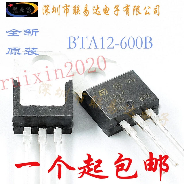 2PZ BTA12-600B BTA12-600 Triac - 600V 12A fo #W9 EUR 3,92 - PicClick IT