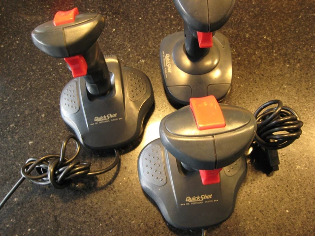 RETRO JOYSTICKS CONTROLLERS | Atari Amiga C64 & More | QUICKSHOT ...
