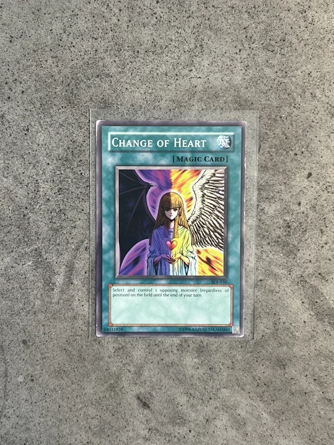 CARTE CARD YU-GI-OH Konami 1996 Edition Change Of Heart SDJ-030 Bon ...