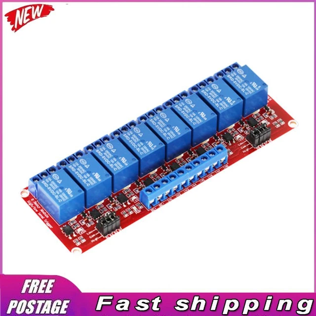 1/2/4/8 CHANNEL RELAY Module with Optocoupler 5V 12V 24V Relay Switch ...