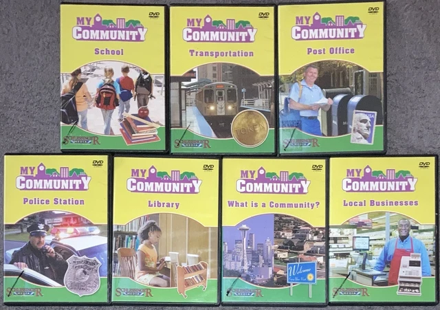 MY COMMUNITY DVD Collection School/Library/Police/Post Office ...