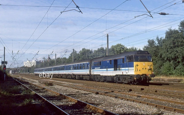 ORIGINAL 35MM SLIDE BR Diesel loco Class 31 no.31455 at Preston +rights ...