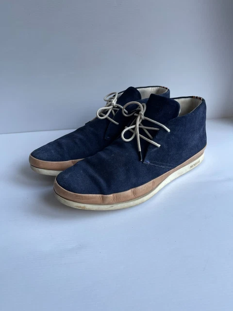 PAUL SMITH CHUKKA ankle boots UK 9 VGC blue suede desert casual classic ...
