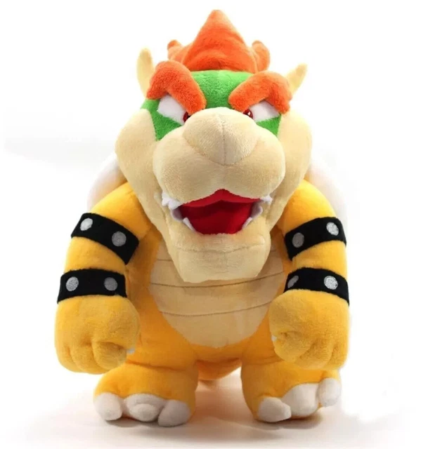 10& SUPER MARIO Bros. Bowser Koopa Plush Soft Toy Stuffed Animal Doll Xmas Gift £11.49 - PicClick UK