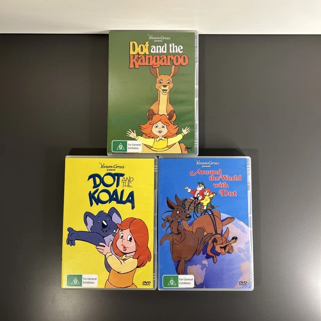 DOT AND THE Kangaroo DVD Boxset Yoram Gross Region 4 Bundle VGC Rare ...
