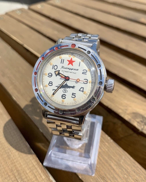 VINTAGE SOVIET MECHANICAL Watch Vostok Amphibia Antimagnetic Made In ...
