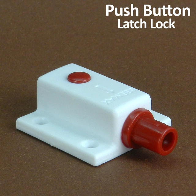 FURNITURE LOCK PUSH Button Tubular Table Door Locking Mechanism Camper ...